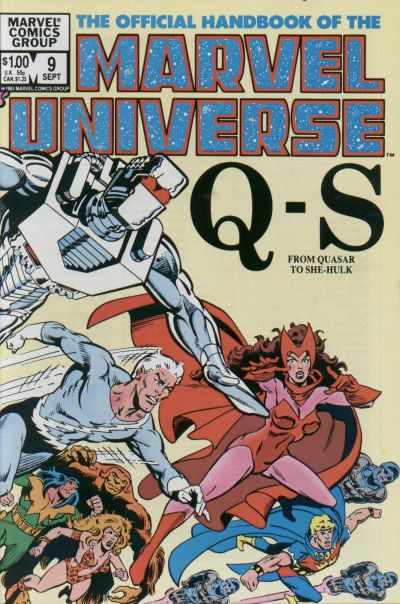 Official Handbook of the Marvel Universe Vol 1 9 - Marvel Comics Database Official Handbook of the Marvel Universe Vol 1 9 - Marvel Comics Database
