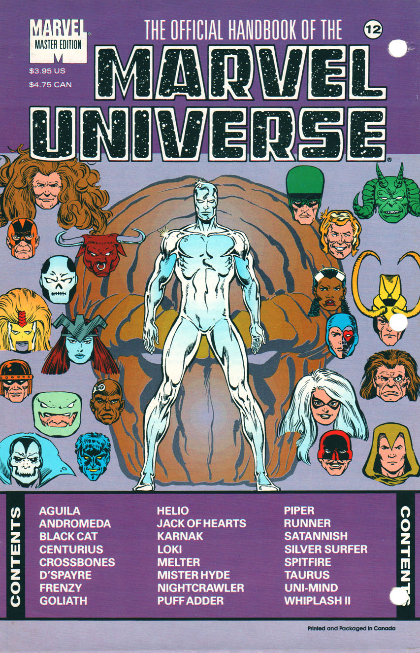 Official Handbook of the Marvel Universe Master Edition Vol 1 12 ... Official Handbook of the Marvel Universe Master Edition Vol 1 12 ...