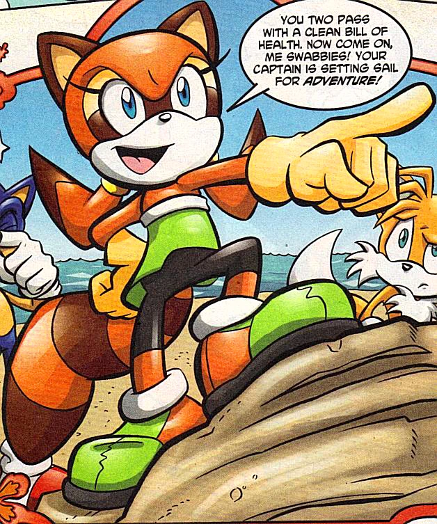 Marine the Raccoon - Mobius Encyclopaedia - Sonic the Hedgehog Comics