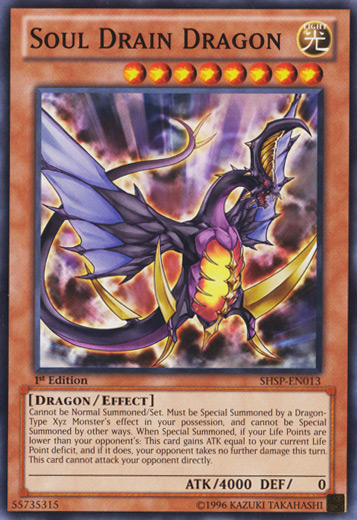 Soul Drain Dragon Yu Gi Oh Its Time To Duel
