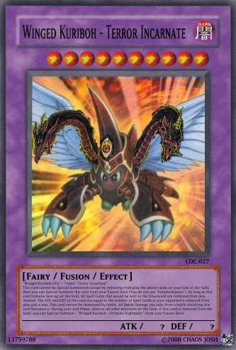 Winged Kuriboh - Terror Incarnate - Yu-Gi-Oh Card Maker Wiki - Cards ...