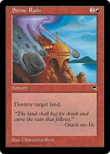 Stone Rain - The Magic: The Gathering Wiki - Magic: The Gathering Cards ...