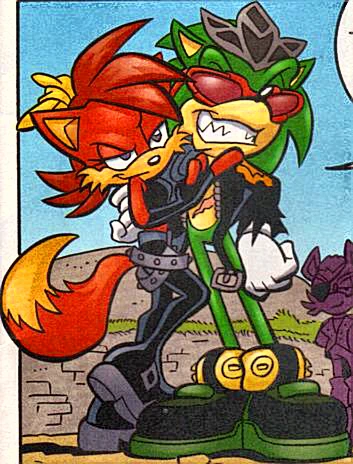 Scourge the Hedgehog - Mobius Encyclopaedia - Sonic the Hedgehog Comics
