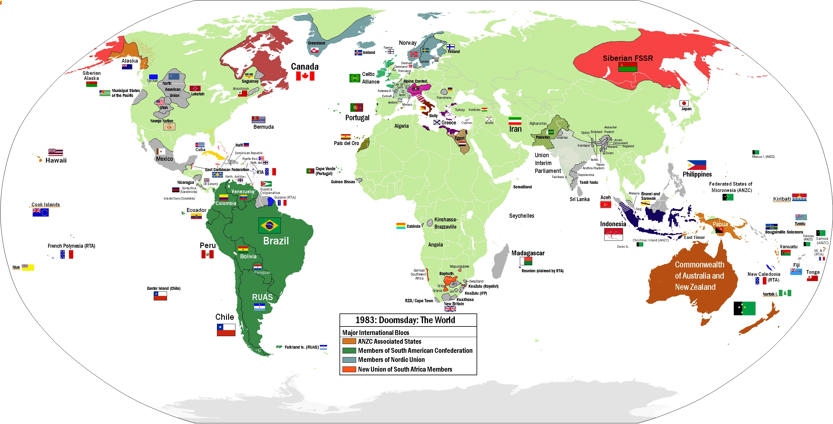Maps (1983: Doomsday) - Alternative History