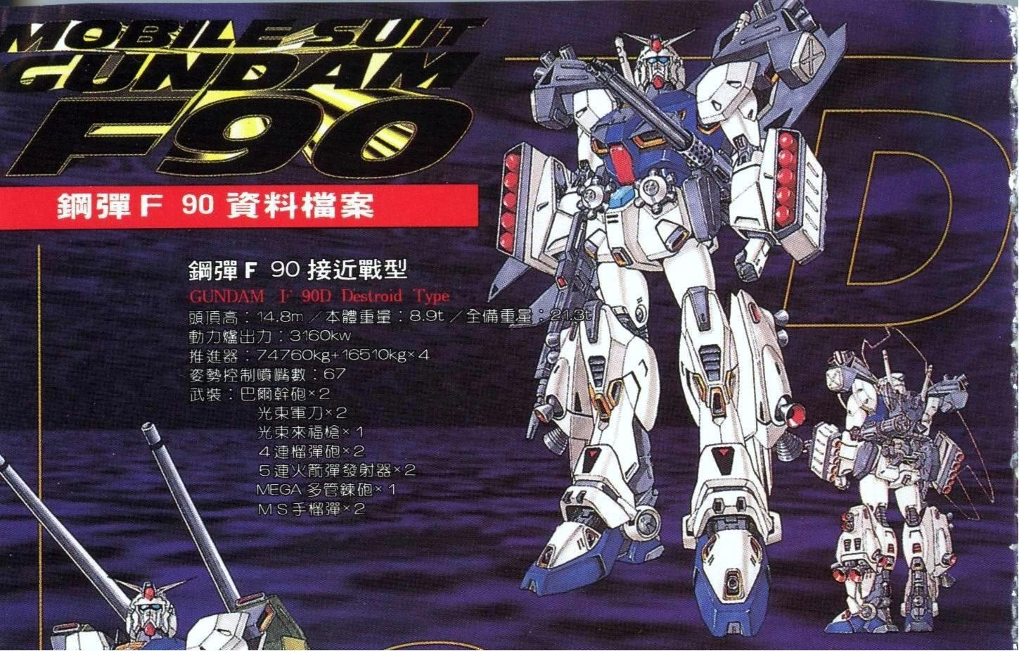 Image - F90D - Gundam F90 Destroid Type - Specifications and Design.jpg ...