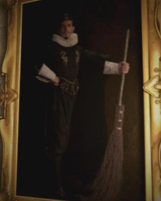 Portrait of a wizard with a broomstick - Harry Potter Wiki