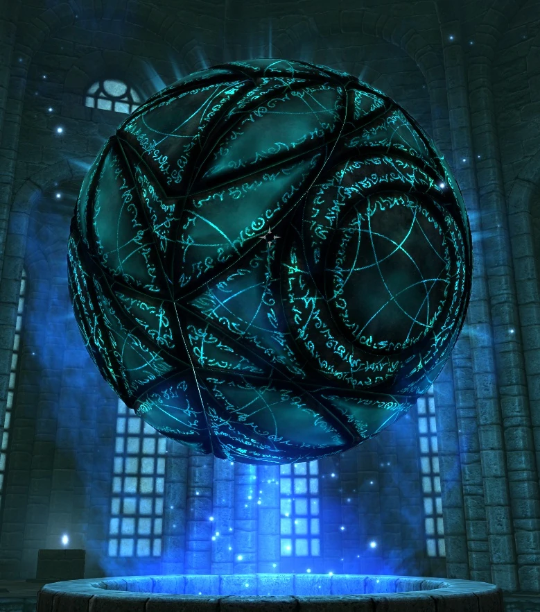 What are the alphabets used in Hermaeus Mora's boooks and on the Eye of ...