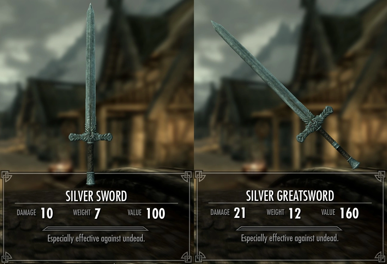 Silver Weapons (Skyrim) - The Elder Scrolls Wiki