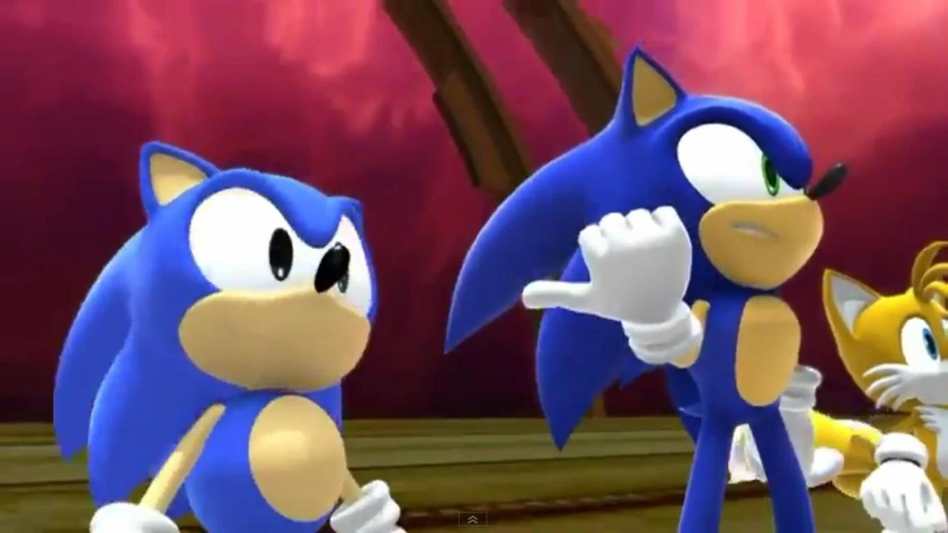 Image - Modern & Classic Sonic.jpg - Sonic News Network, the Sonic Wiki