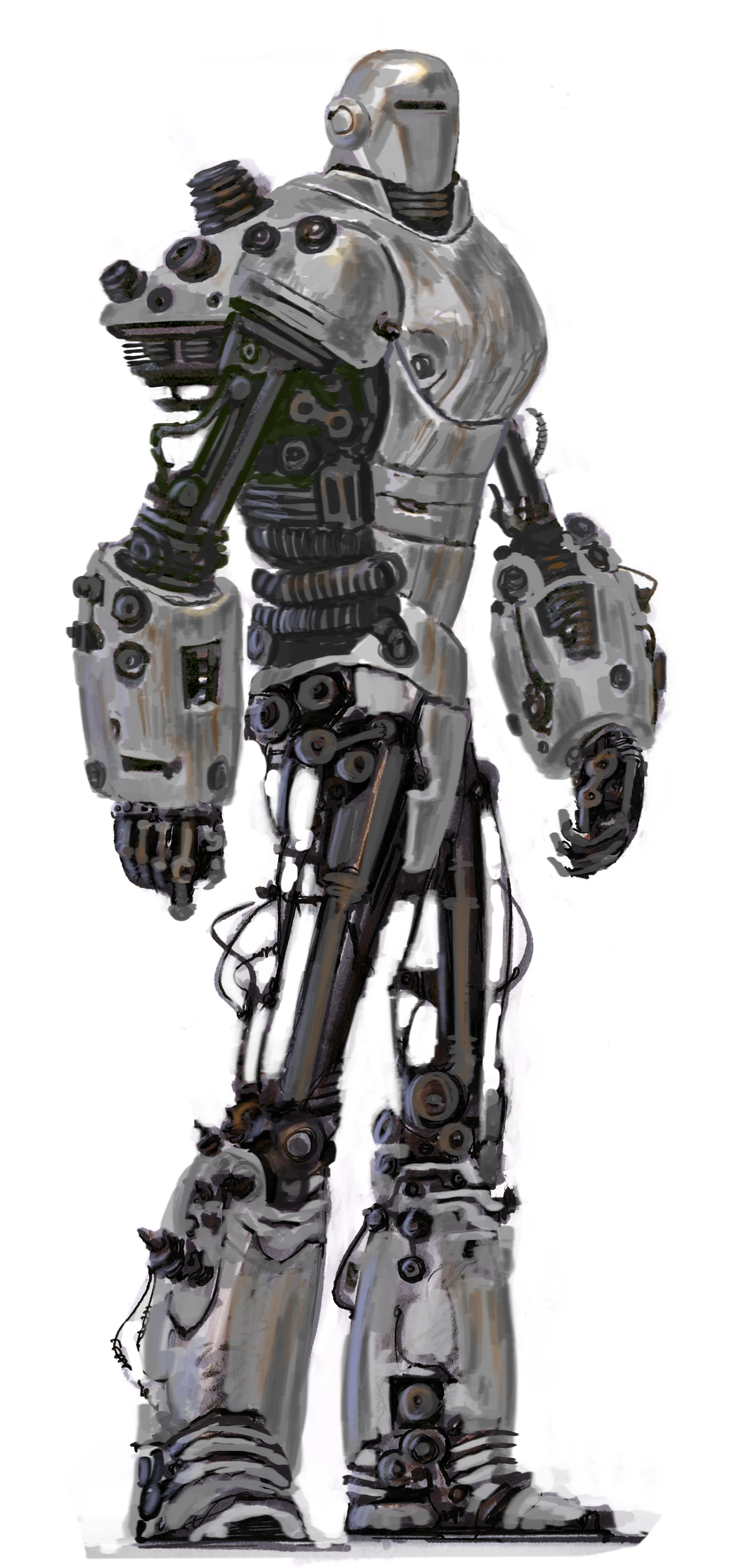 Fallout 3 robots and computers concept art - The Fallout wiki - Fallout ...