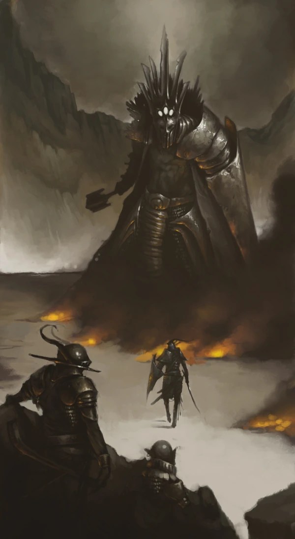 Saurons forces during the LoTR main arc vs The Dark Ones forces from ...
