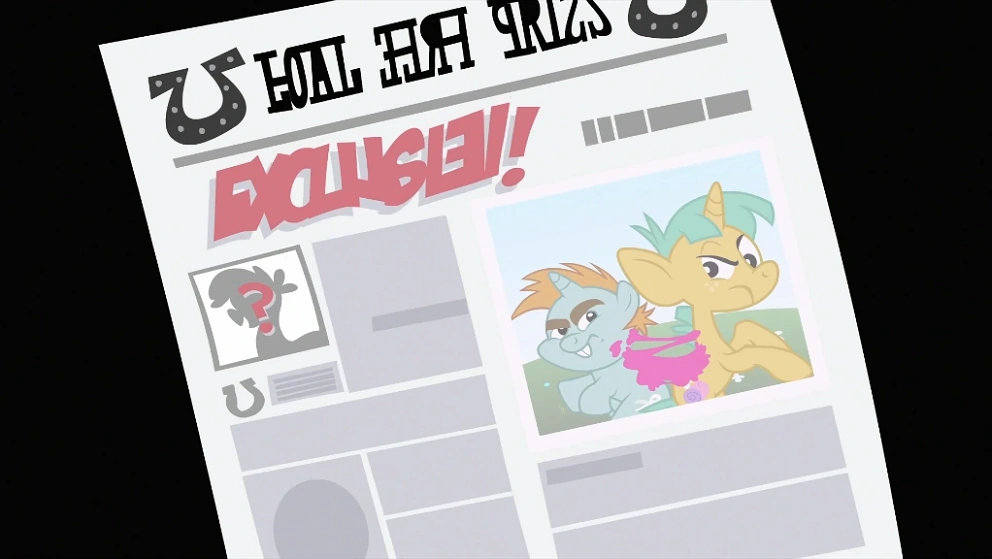 She was mostly apathetic, but I think receptionist pony was actually ...