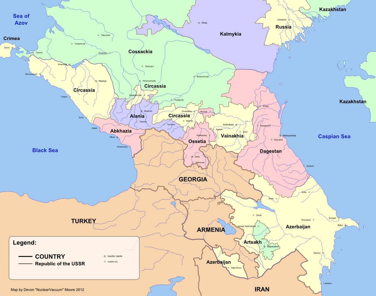 Circassia (New Union) - Alternative History