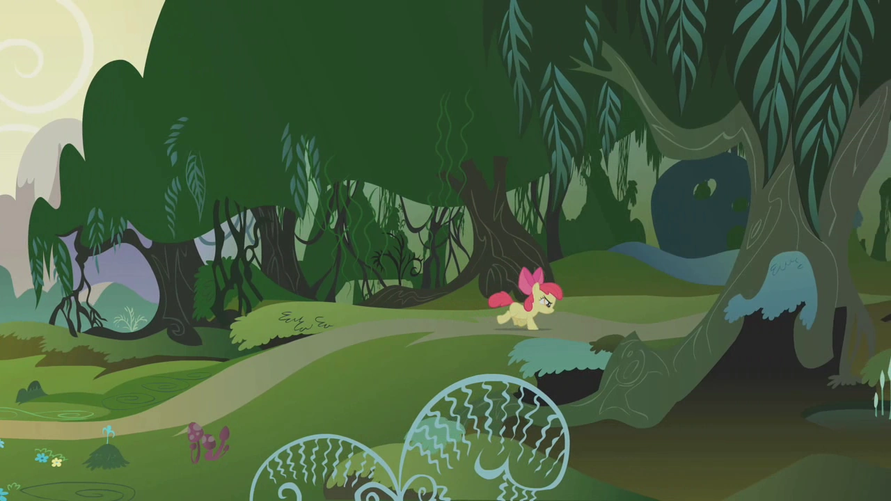Image - Apple Bloom entering the Everfree Forest S1E09.png - My Little ...