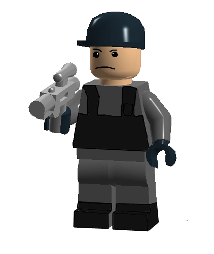 Lego Security Guard Minifigure