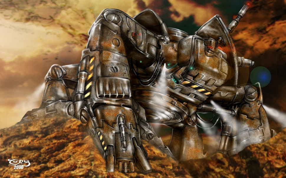 Fallout Tactics robots and computers concept art - The Fallout wiki ...