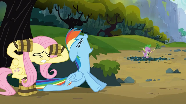Image - Rainbow Dash roars like a timberwolf S03E09.png - My Little ...