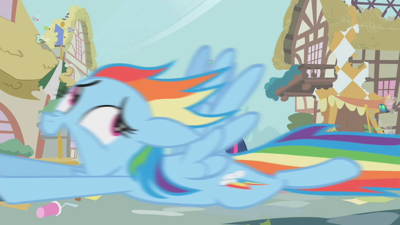 Image - Rainbow Dash screaming for her life S1E10.png - My Little Pony ...